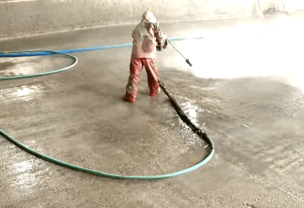 Swimming Pool Surface Prep - Sabre Jetting